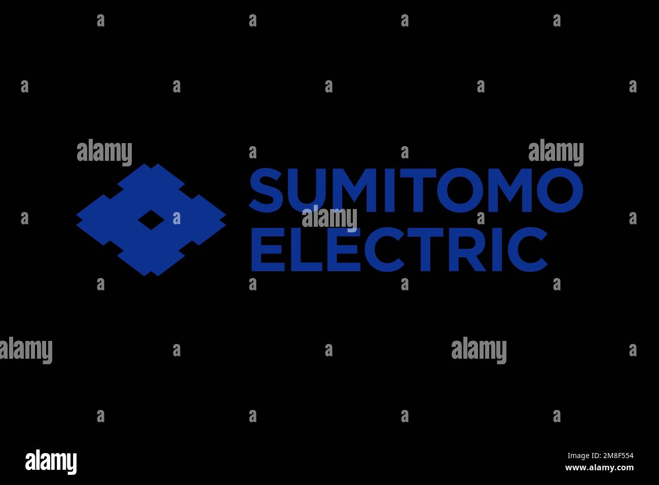 Sumitomo Electric Industries, Logo, Black background Stock Photo - Alamy