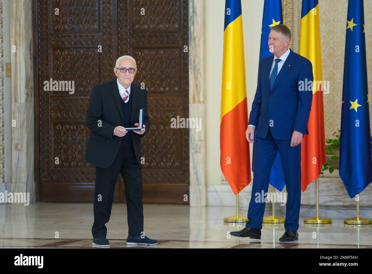 Bucharest, Romania - January 13, 2023: Puiu Manu, graphic designer and ...