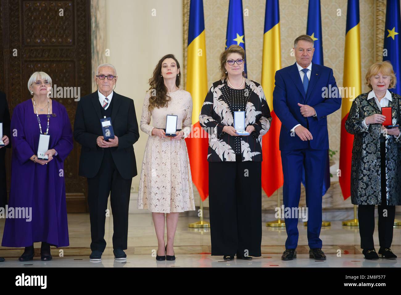 Bucharest, Romania - January 13, 2023: The decorating ceremony of ...
