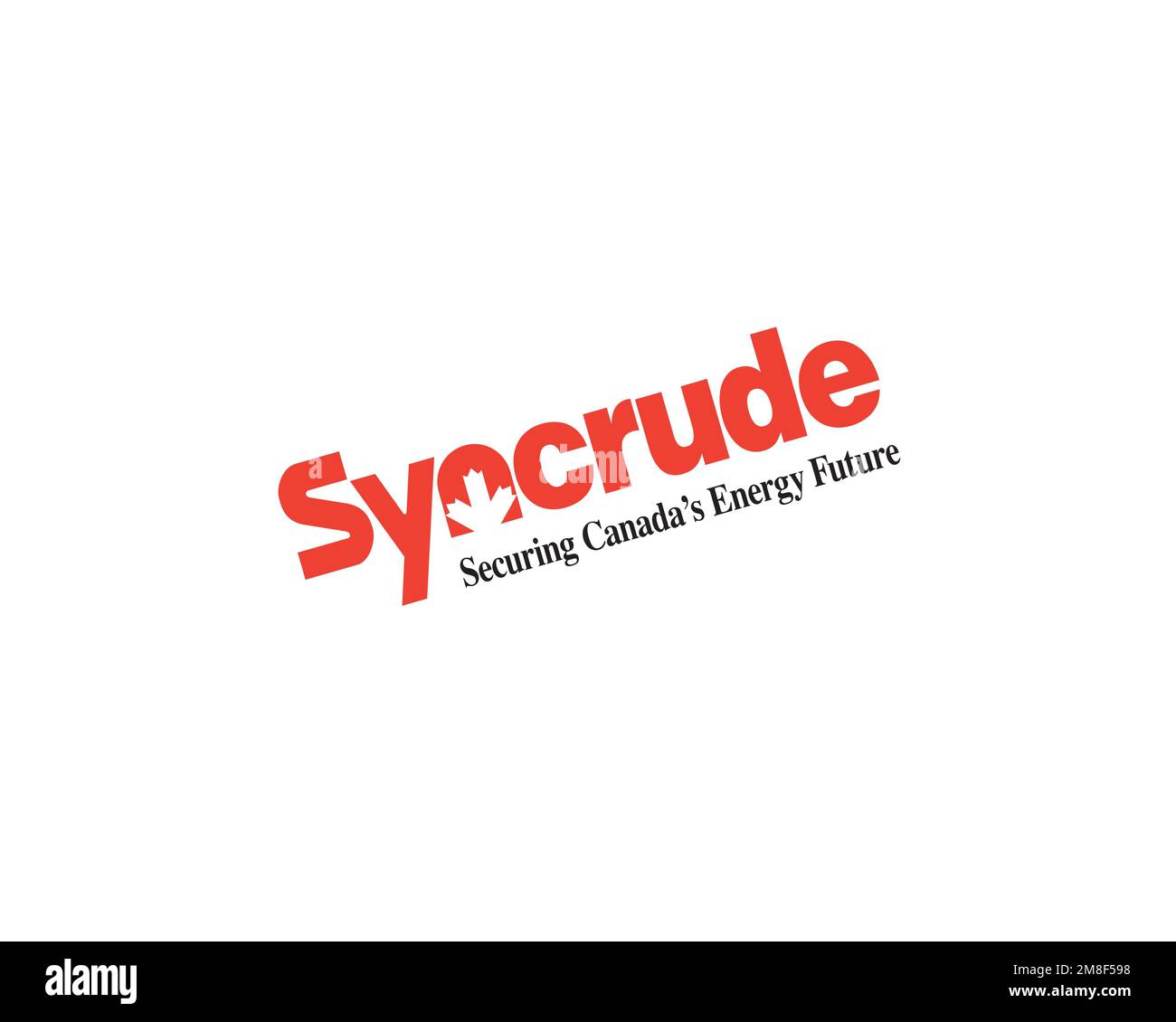 Syncrude, rotated logo, white background Stock Photo - Alamy