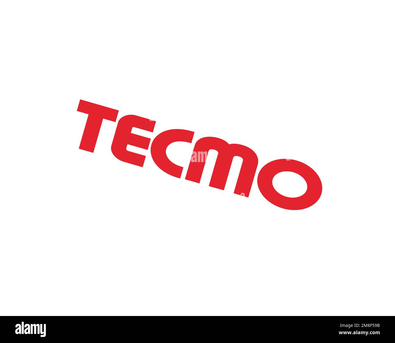 Tecmo, rotated logo, white background B Stock Photo - Alamy