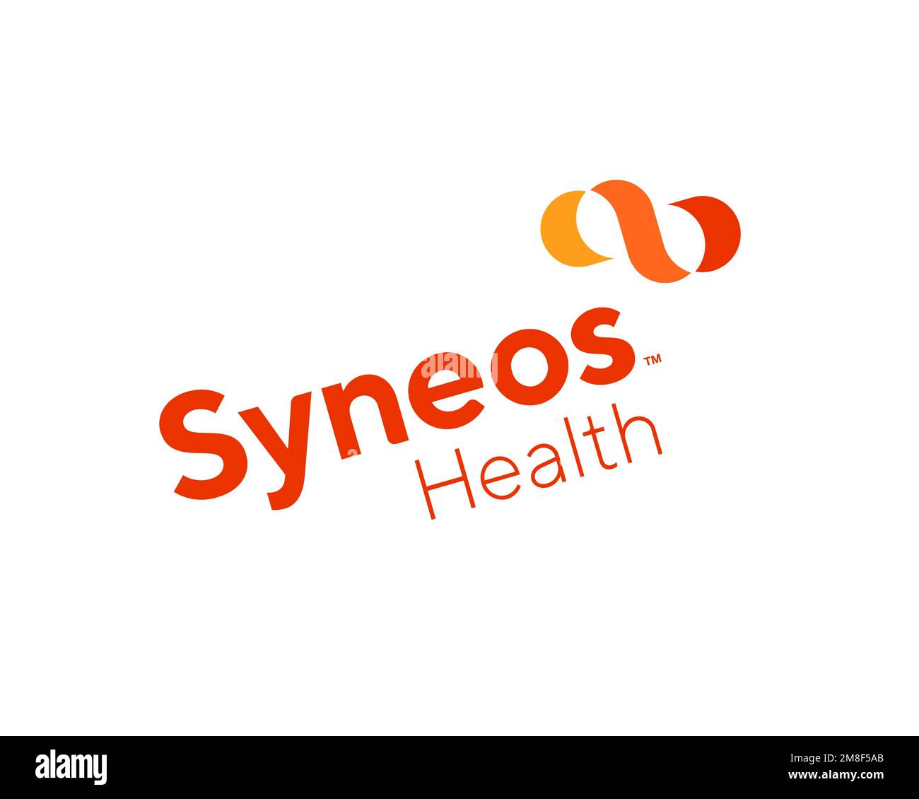 Syneos Health, rotated logo, white background Stock Photo - Alamy