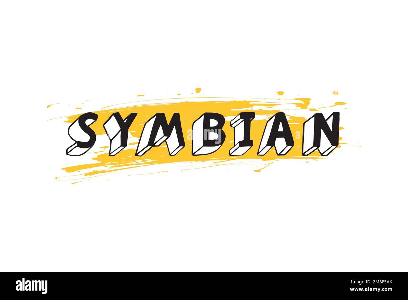 Symbian Foundation, Logo, White background Stock Photo - Alamy