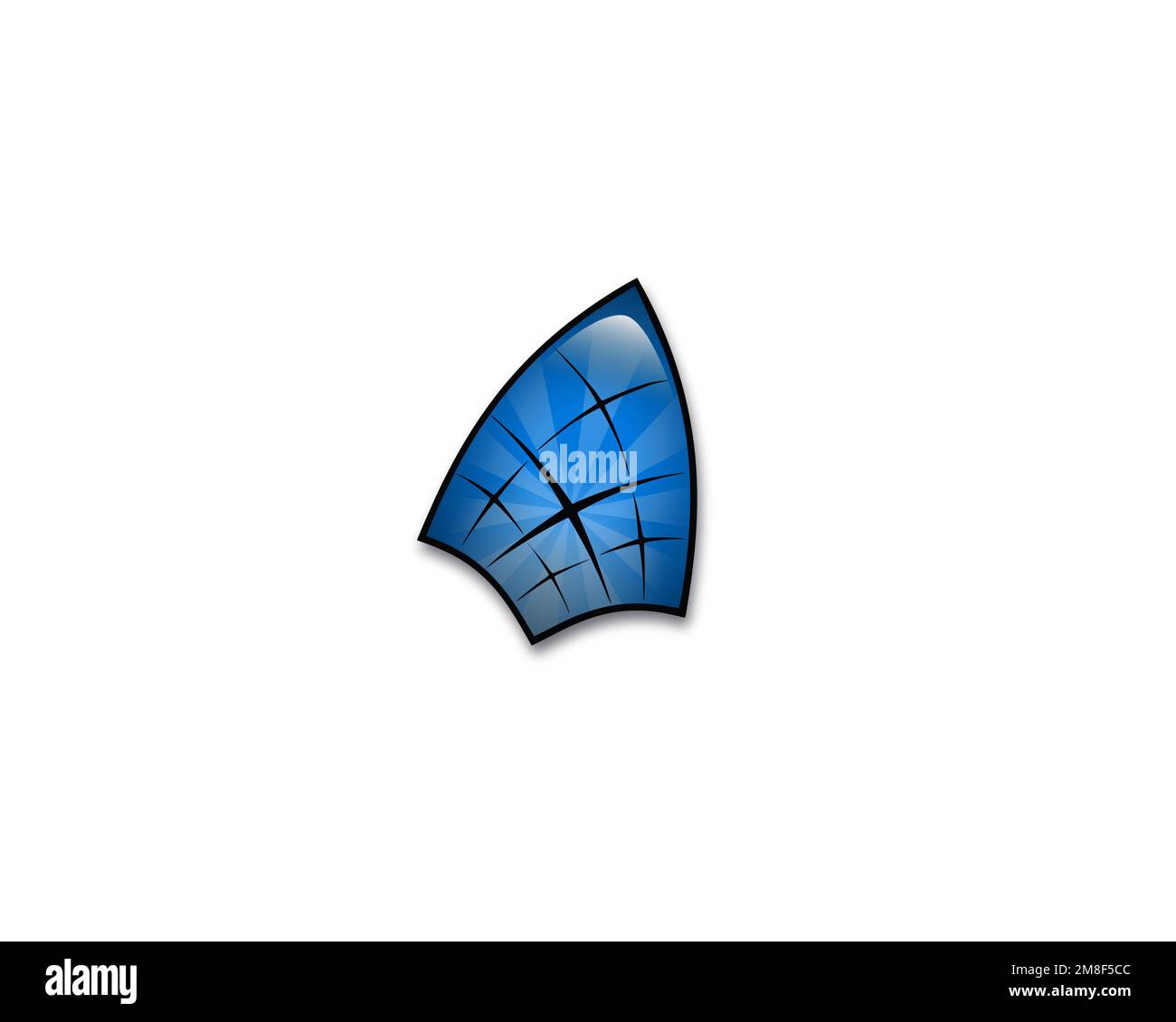 Synfig, rotated logo, white background B Stock Photo - Alamy