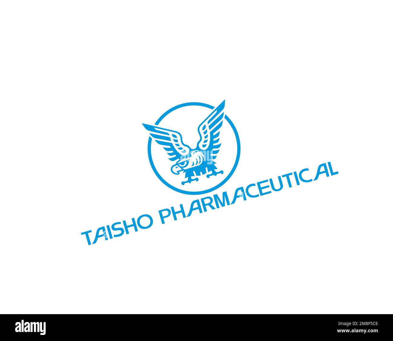 Taisho Pharmaceutical, rotated logo, white background Stock Photo - Alamy