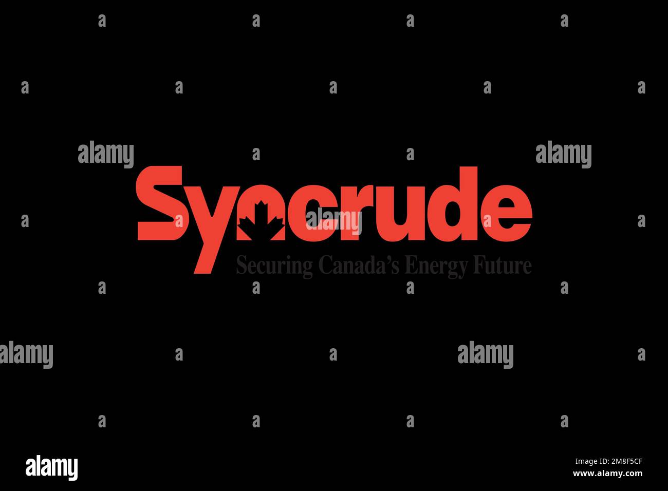 Syncrude, Logo, Black background Stock Photo - Alamy