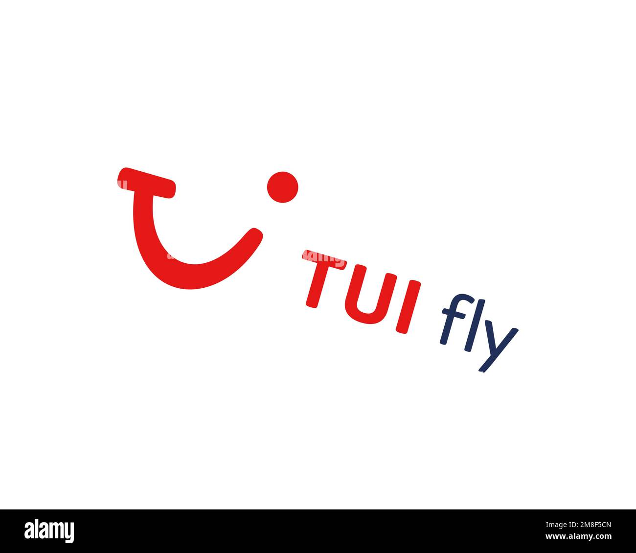 TUI fly Netherlands, rotated logo, white background B Stock Photo - Alamy