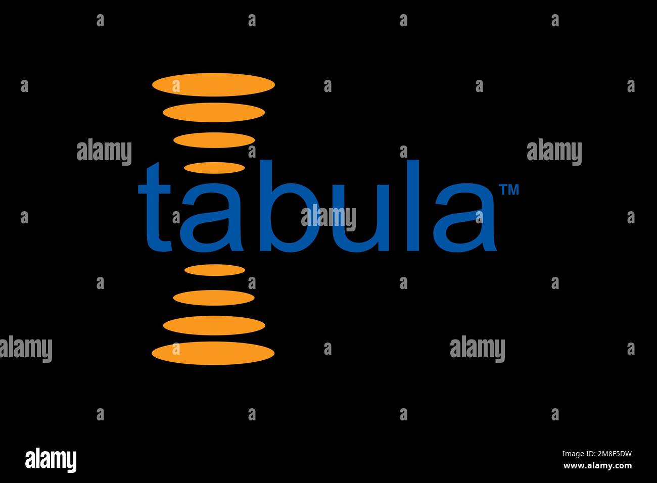 Tabula company, Logo, Black background Stock Photo - Alamy