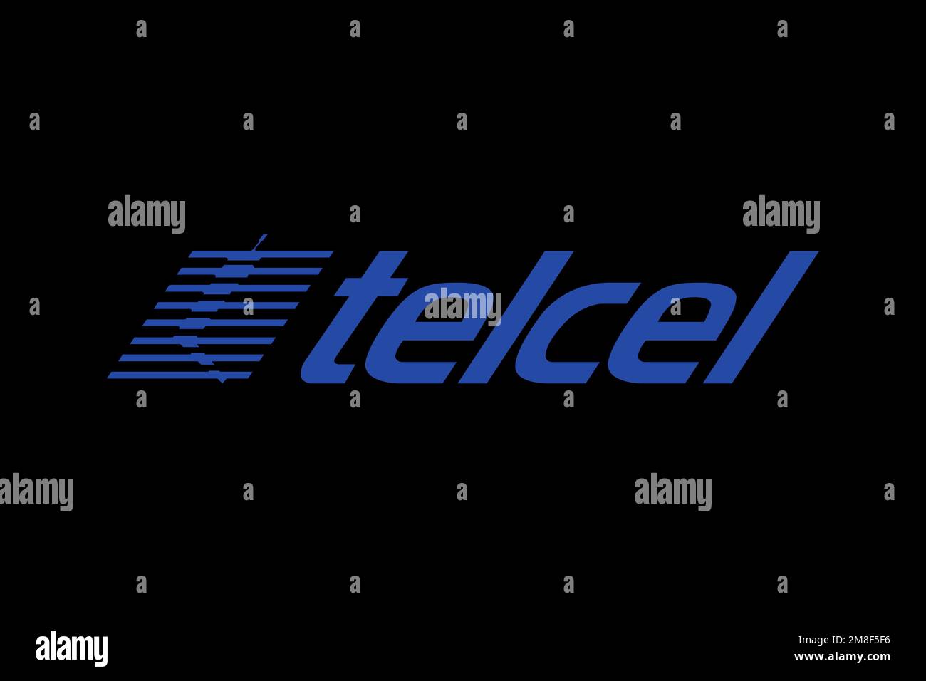 Telcel, Logo, Black background Stock Photo - Alamy