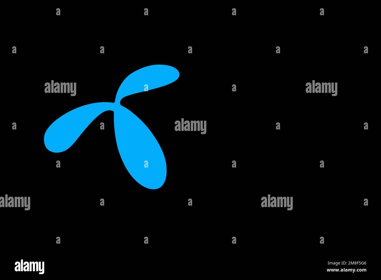 Telenor Sverige, Logo, Black background Stock Photo - Alamy