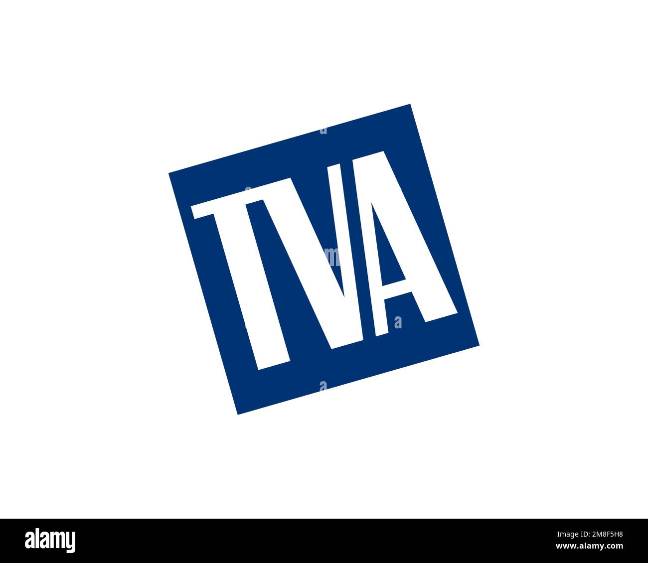 Tennessee Valley Authority, Rotated Logo, White Background Stock Photo ...