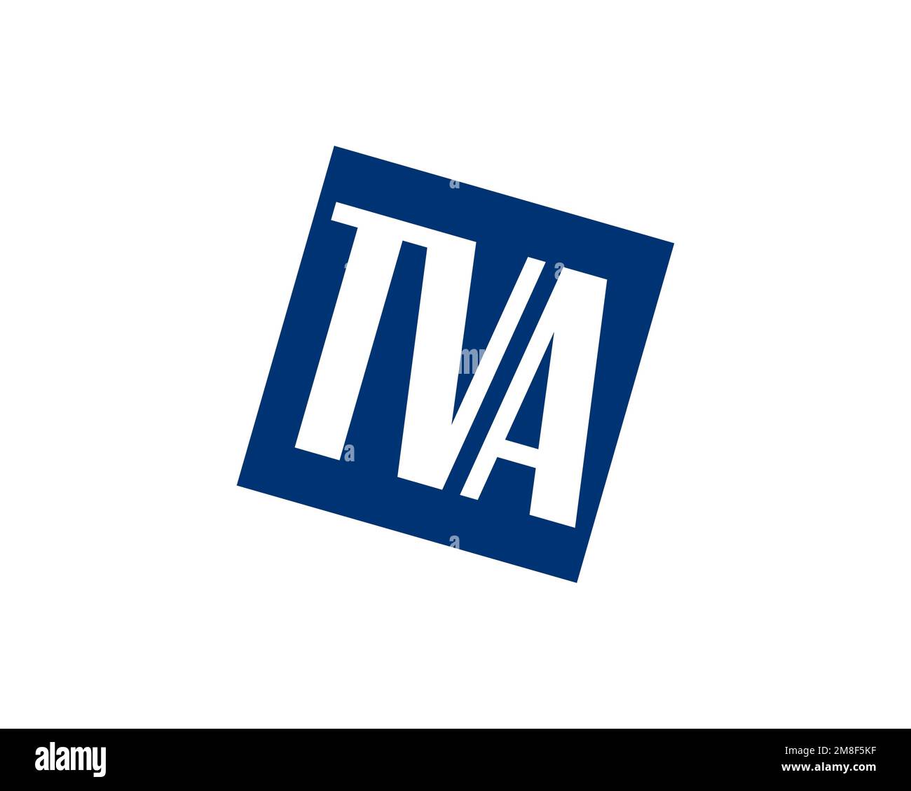 Tennessee Valley Authority, Rotated Logo, White Background B Stock ...