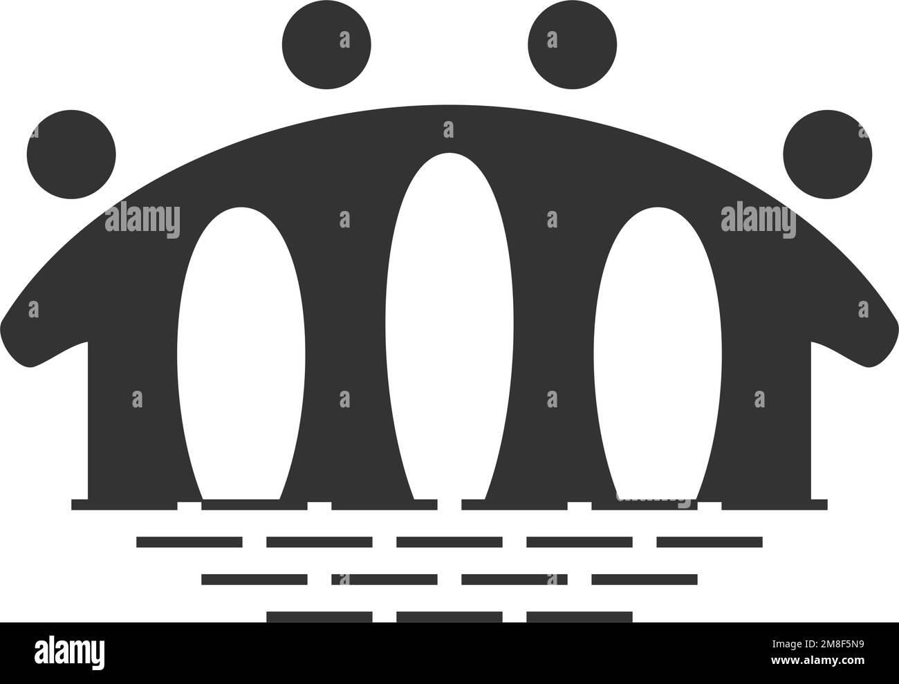 Teamwork family logo template Icon Illustration Brand Identity Stock ...