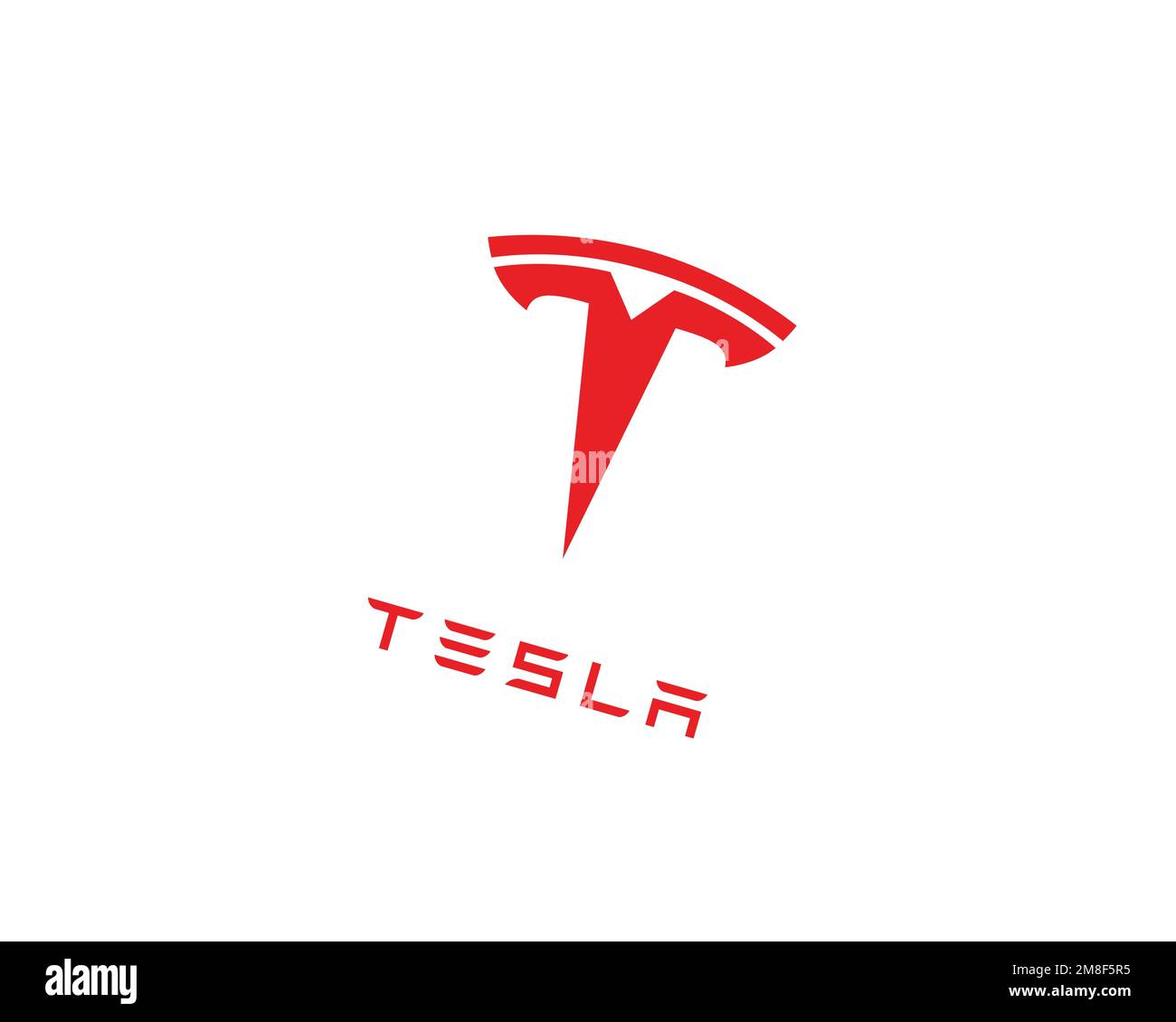 White tesla logo Cut Out Stock Images & Pictures - Alamy