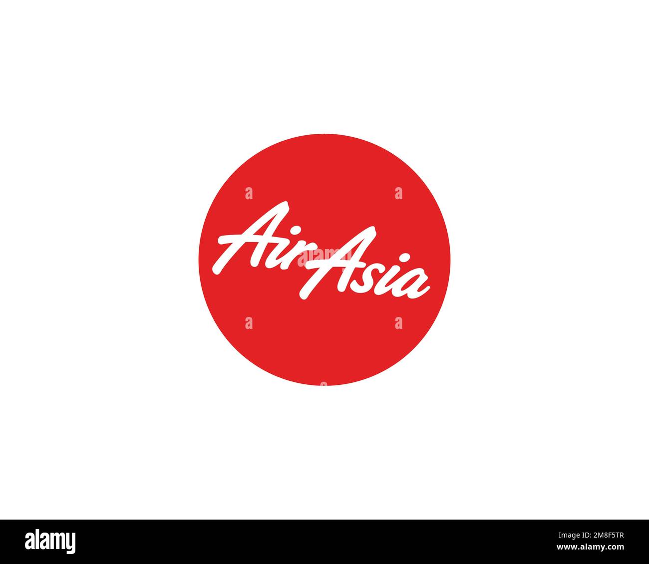 Thai AirAsia, rotated logo, white background B Stock Photo - Alamy