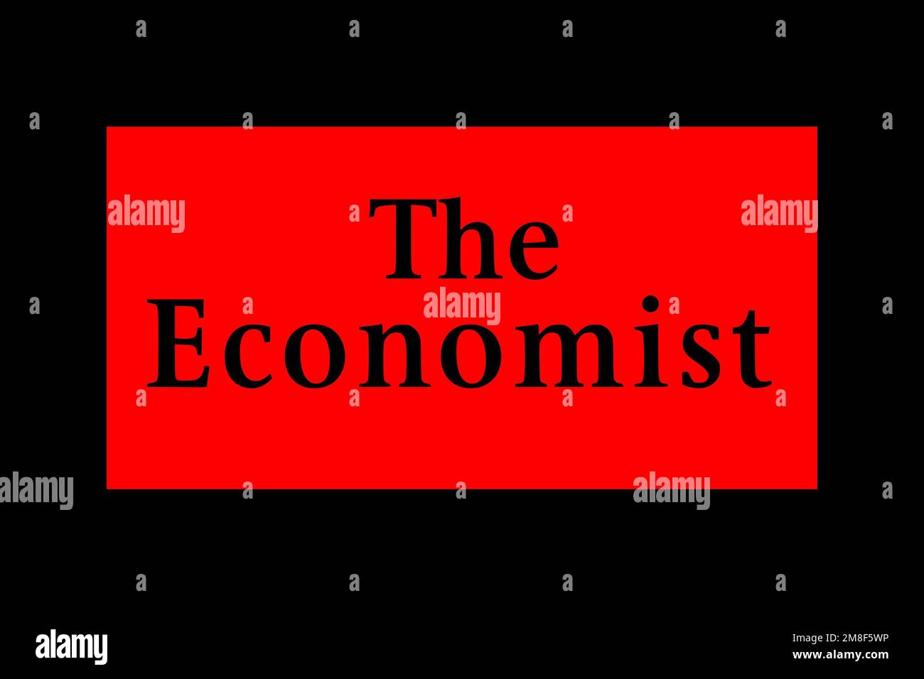 The Economist, Logo, Black background Stock Photo - Alamy