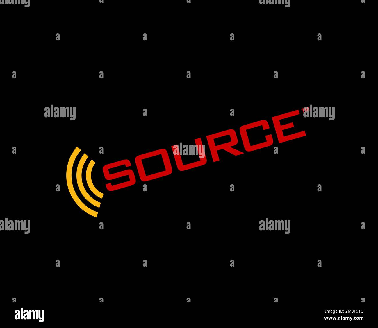 The Source retail, er The Source retail, er, rotated logo, black ...