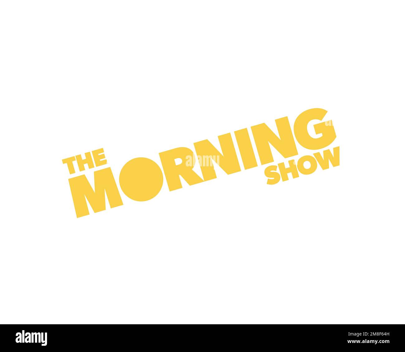 The Morning Show American TV series, rotated logo, white background ...