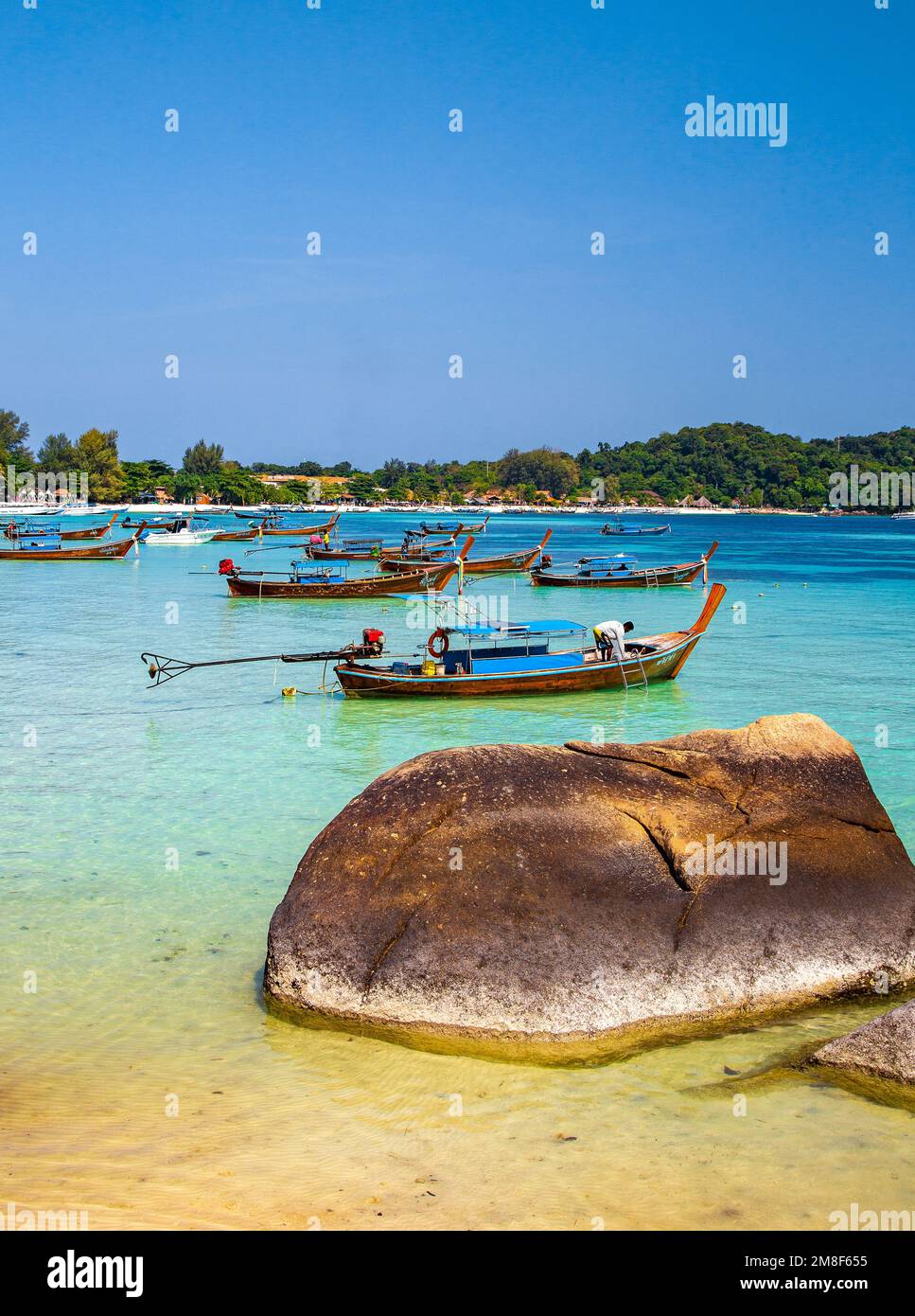 View of Pattaya Beach in Koh Lipe, Satun, Thailand Stock Photo - Alamy