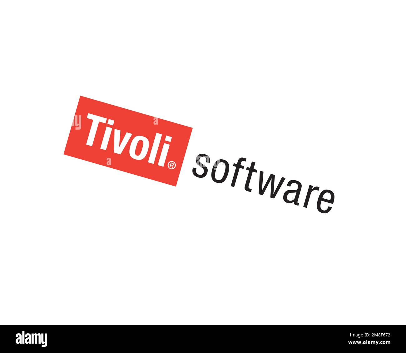 Tivoli Software, rotated logo, white background B Stock Photo - Alamy