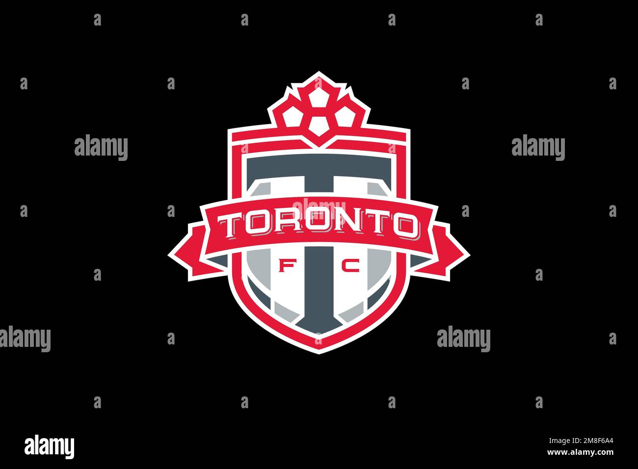Toronto FC, Logo, Black background Stock Photo - Alamy