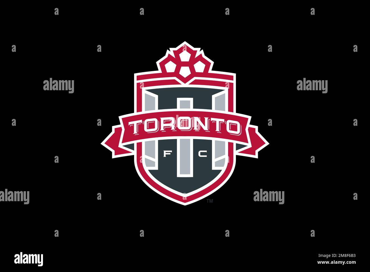 Toronto FC II, Logo, Black background Stock Photo - Alamy