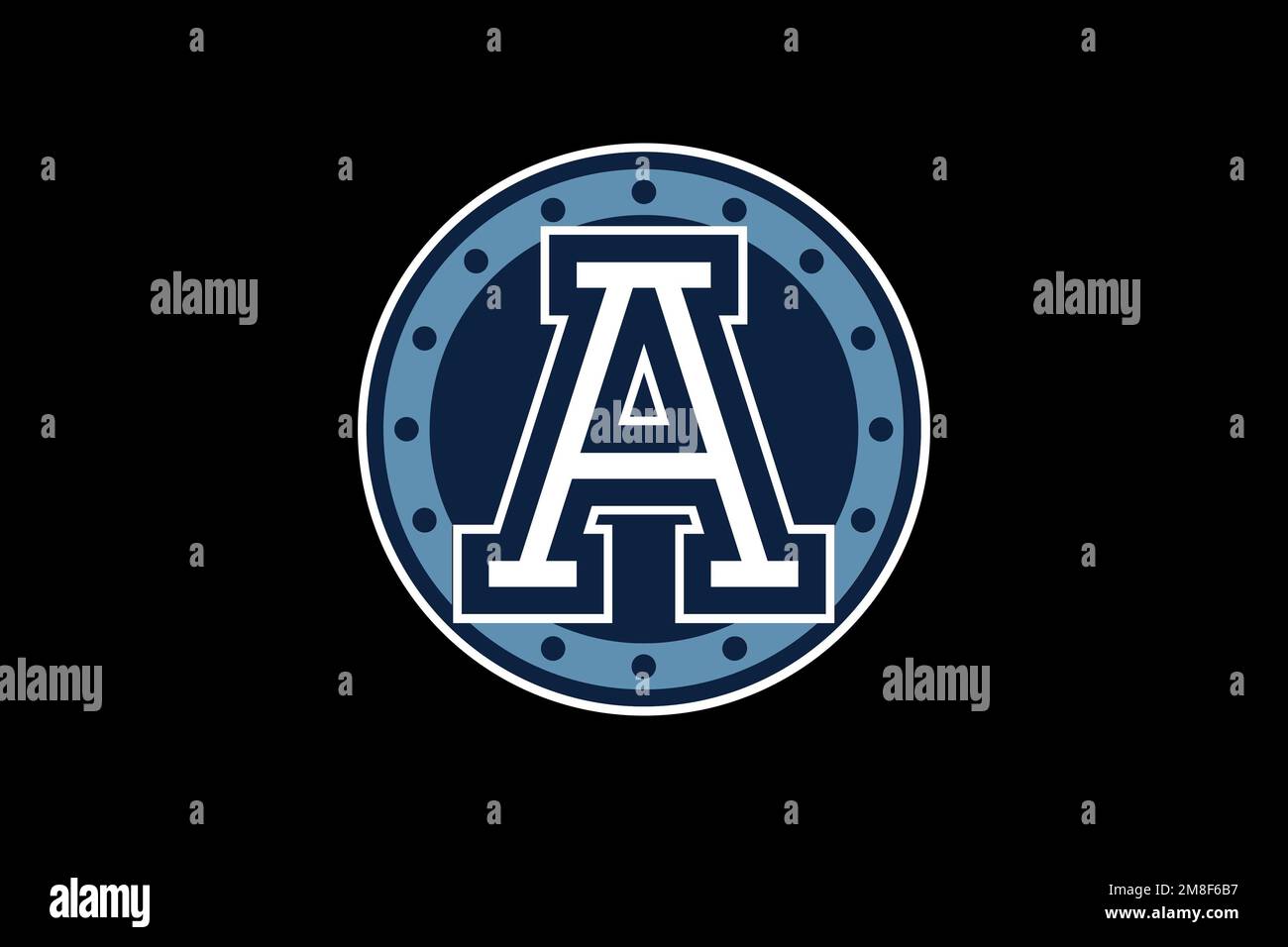 Toronto Argonauts, Logo, Black background Stock Photo - Alamy