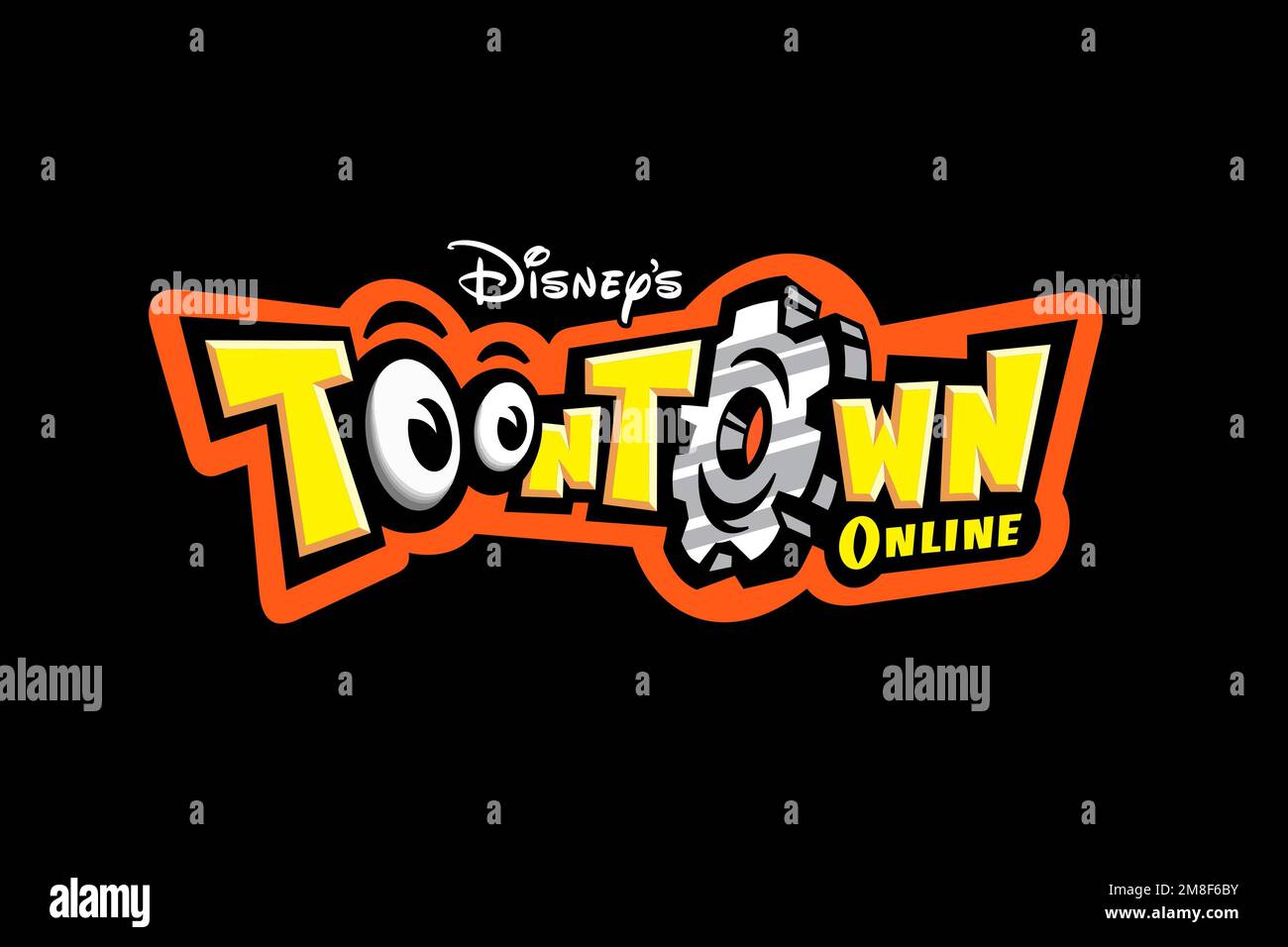 Toontown Online, Logo, Black background Stock Photo - Alamy