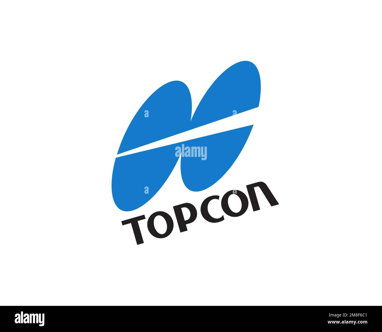 Topcon, rotated logo, white background Stock Photo - Alamy