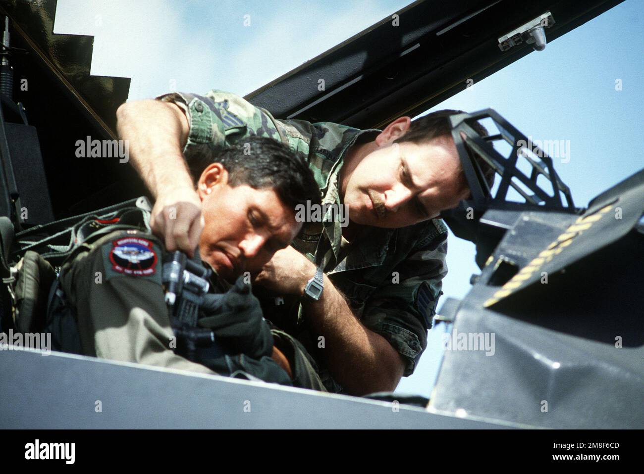 In preparation for the flight home after Operation Desert Storm, F-117 ...