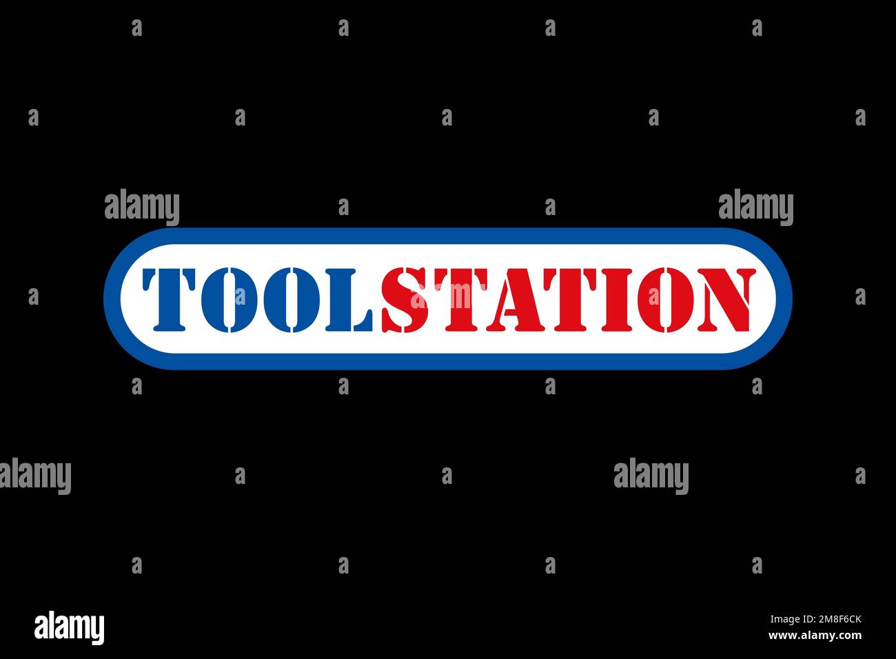Toolstation, Logo, Black background Stock Photo - Alamy