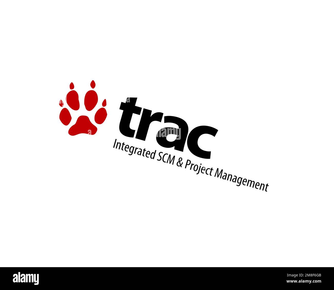 Trac, rotated logo, white background B Stock Photo - Alamy