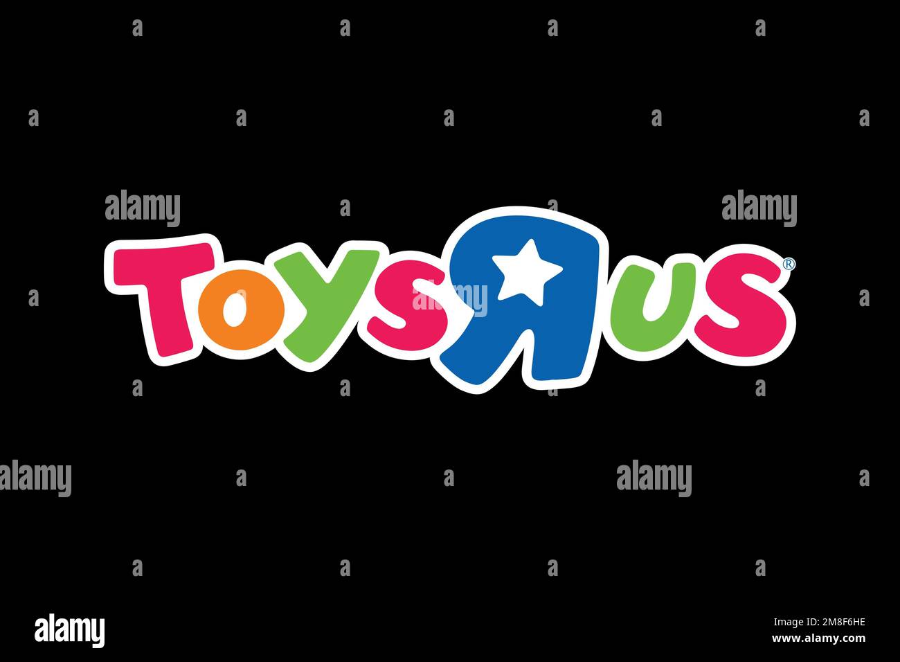 Toys R Us, Logo, Black background Stock Photo - Alamy
