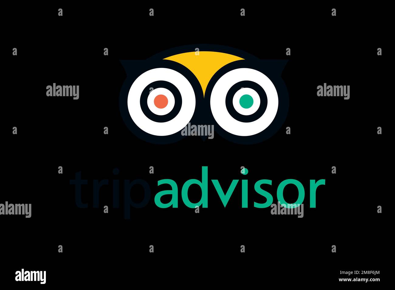 TripAdvisor, Logo, Black background Stock Photo - Alamy