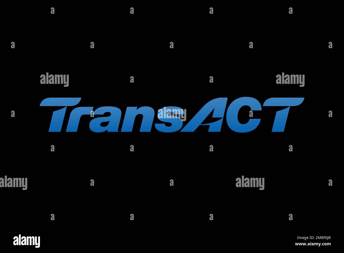 TransACT, Logo, Black background Stock Photo - Alamy