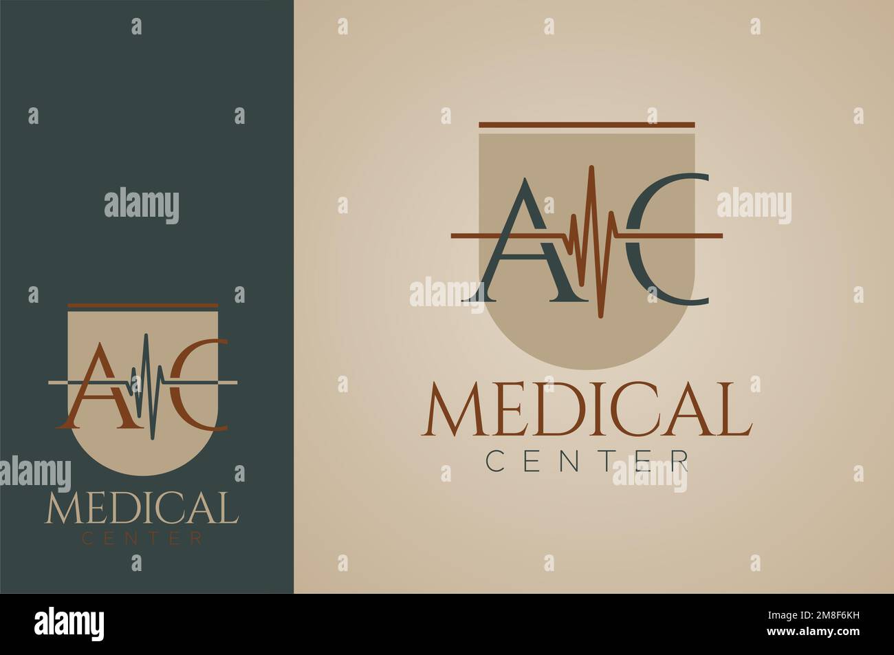 medical logo based on the initial letter AC Stock Vector Image & Art ...