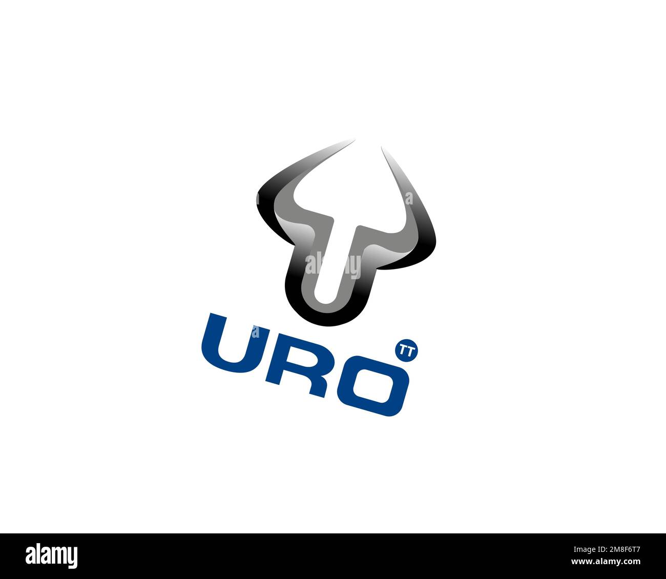 UROVESA, rotated logo, white background B Stock Photo - Alamy