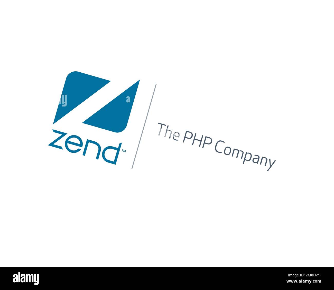 Zend Technologies, rotated logo, white background B Stock Photo - Alamy