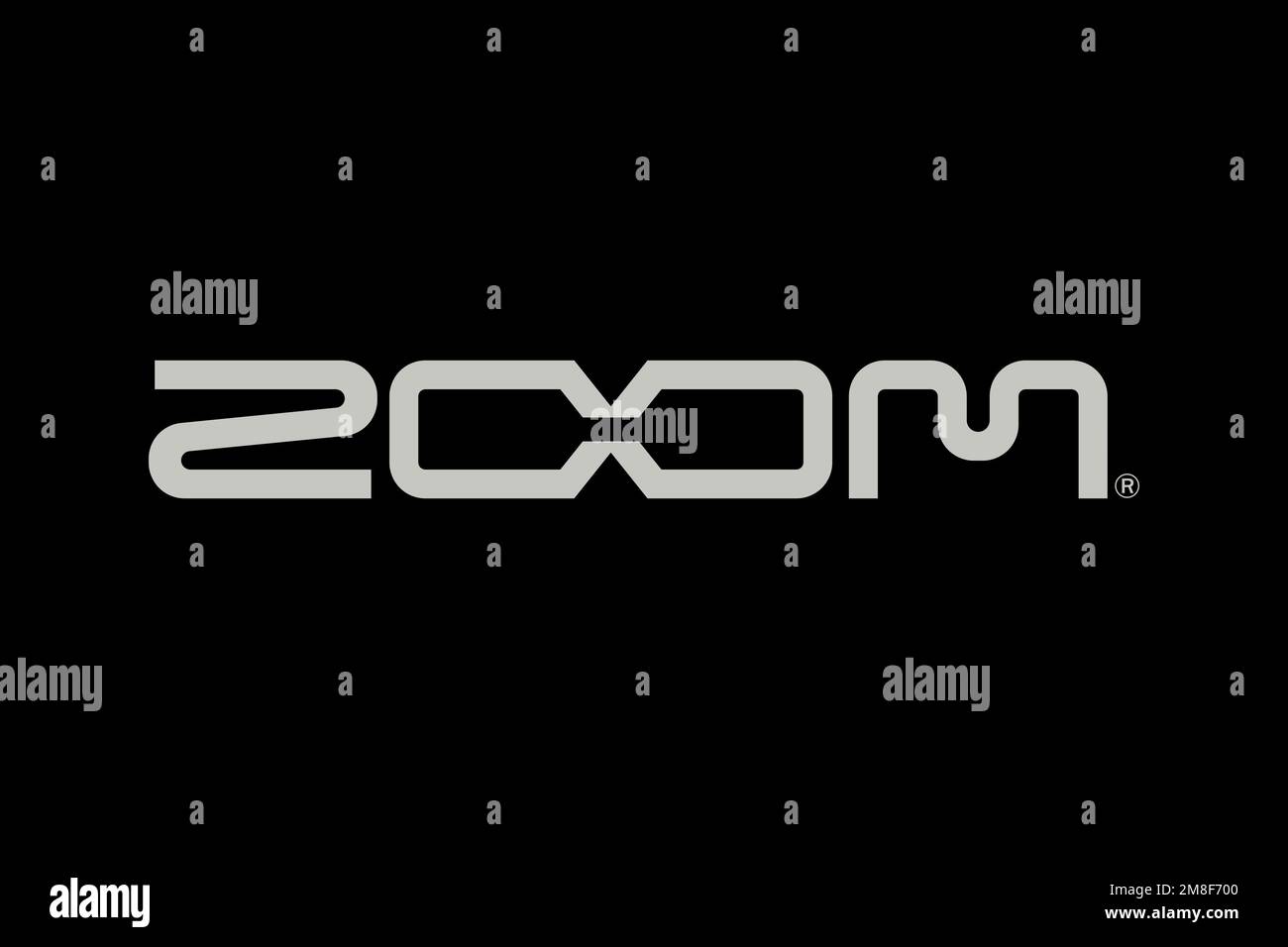 Zoom Corporation, Logo, Black background Stock Photo - Alamy