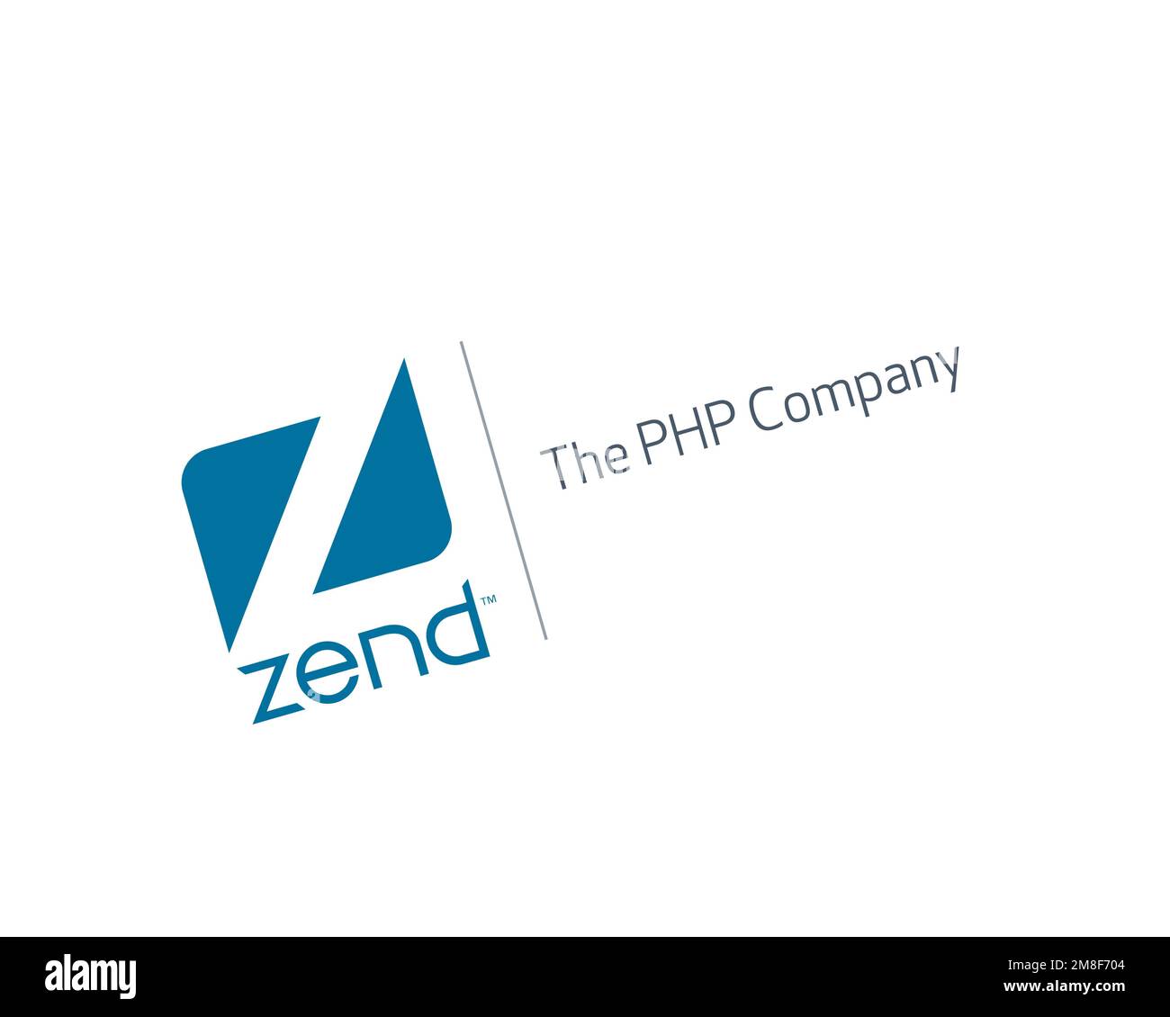 Zend Technologies, rotated logo, white background Stock Photo - Alamy
