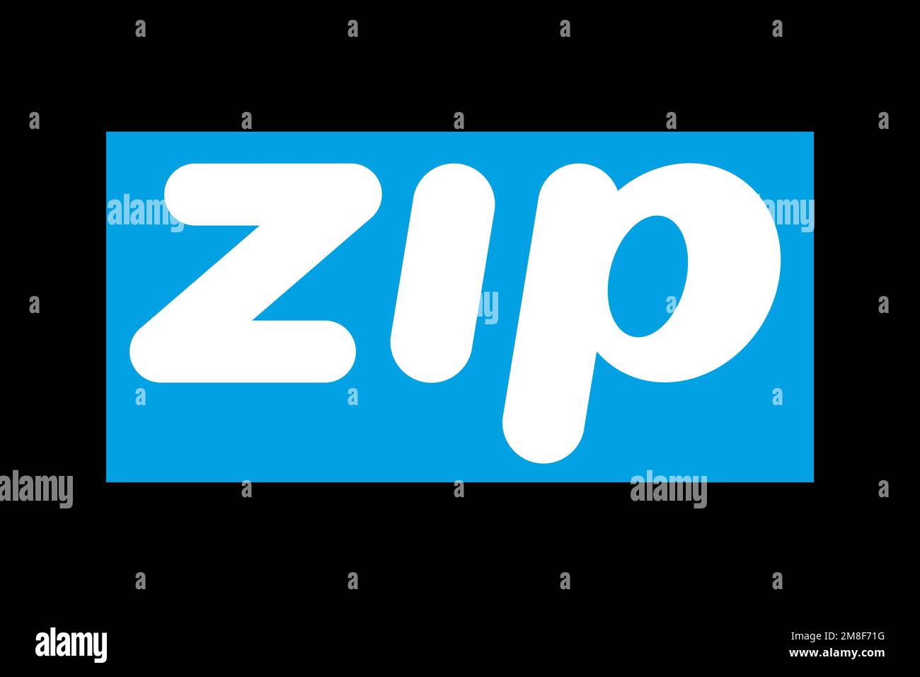 Zip airline, Logo, Black background Stock Photo - Alamy