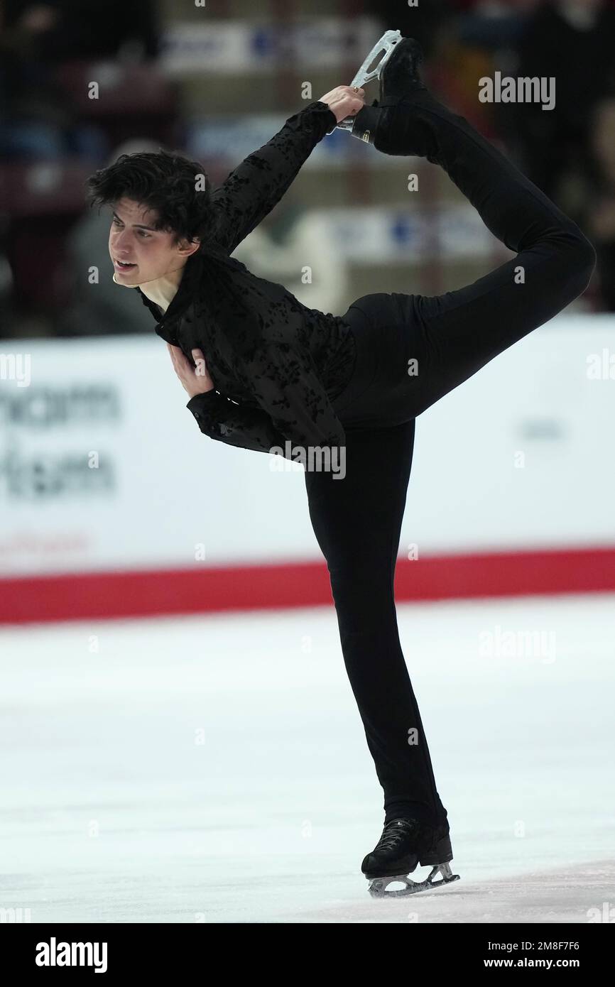Ontario, Canada. 13th Jan, 2023. Corey Circelli performs during the ...