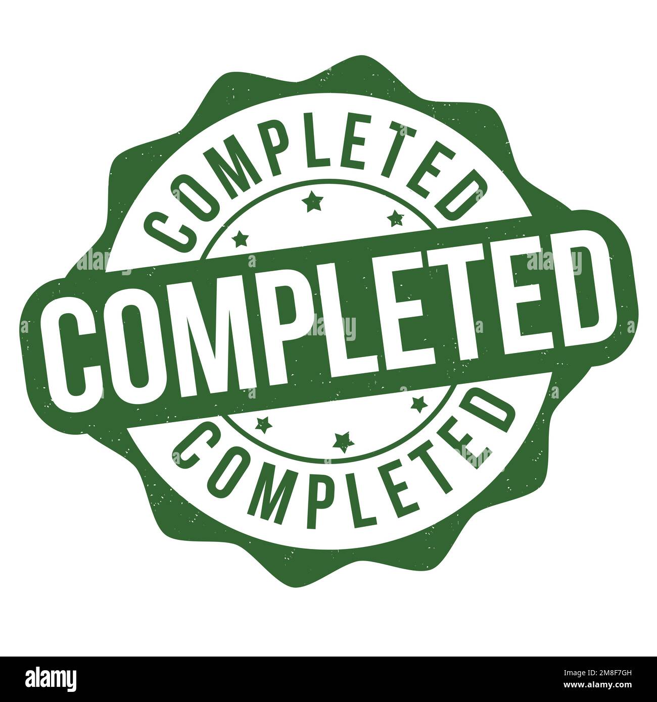 Completed badge hi-res stock photography and images - Alamy