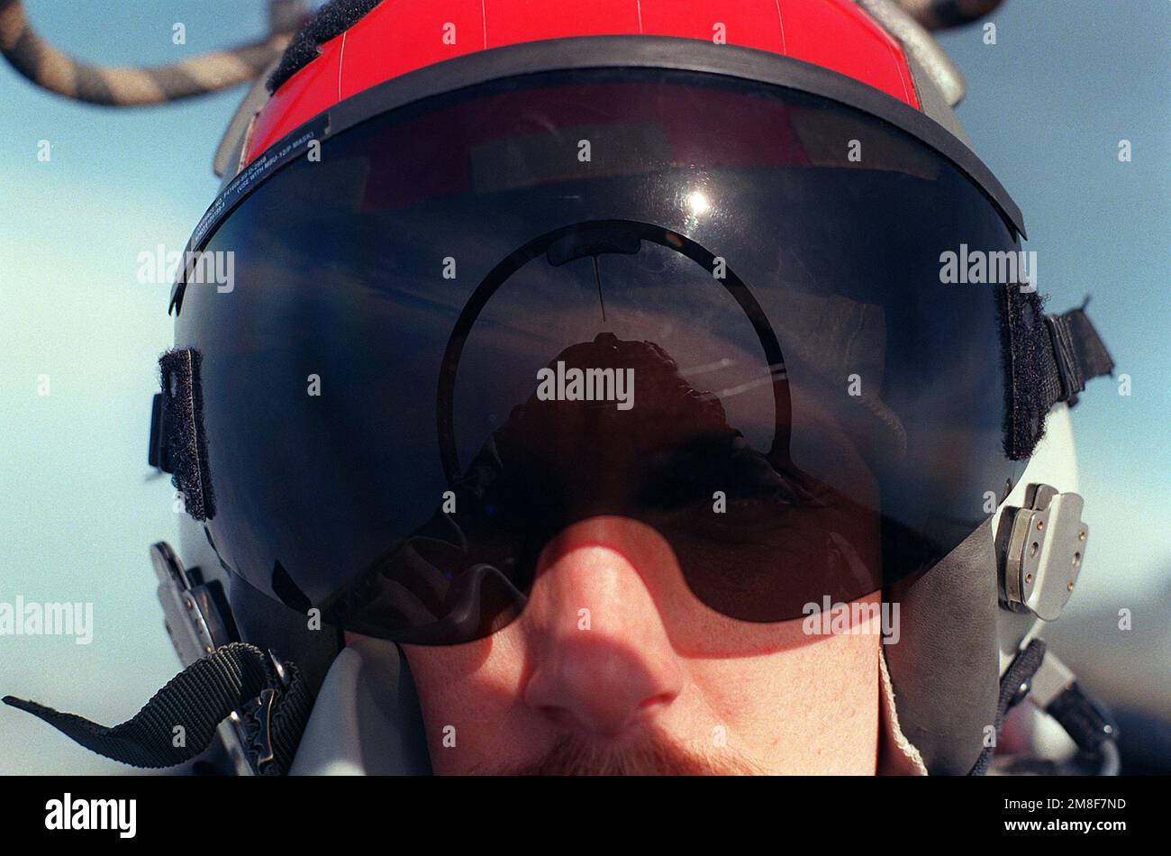 A self-portrait of LT. Gerald B. Parsons, a Radar Intercept Officer (RIO) with Fighter Squadron ...