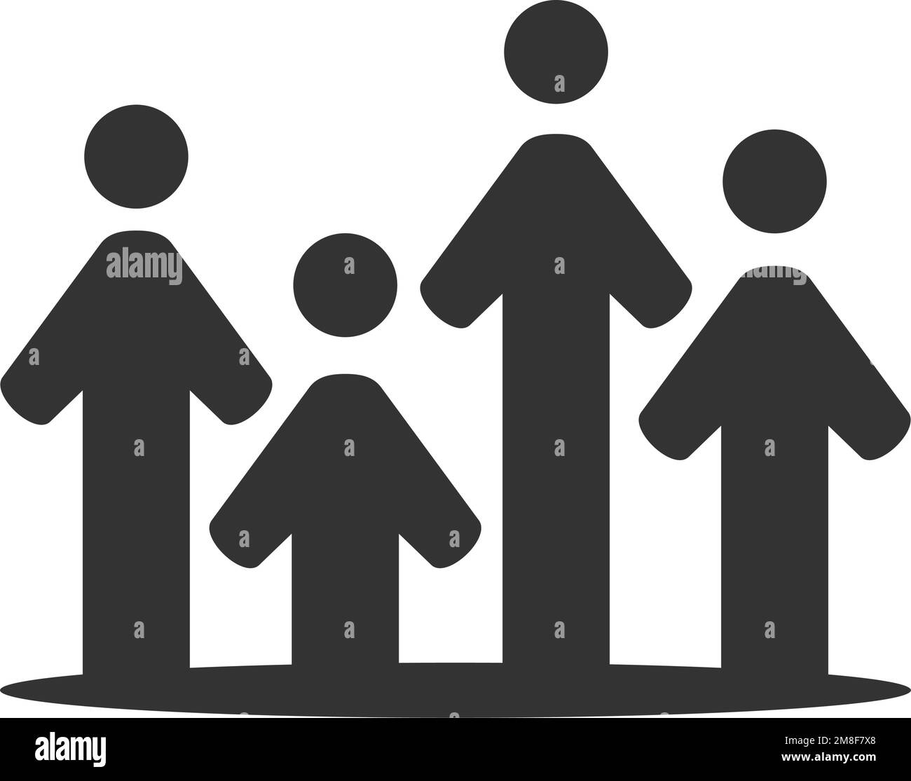 Teamwork family logo template Icon Illustration Brand Identity Stock ...