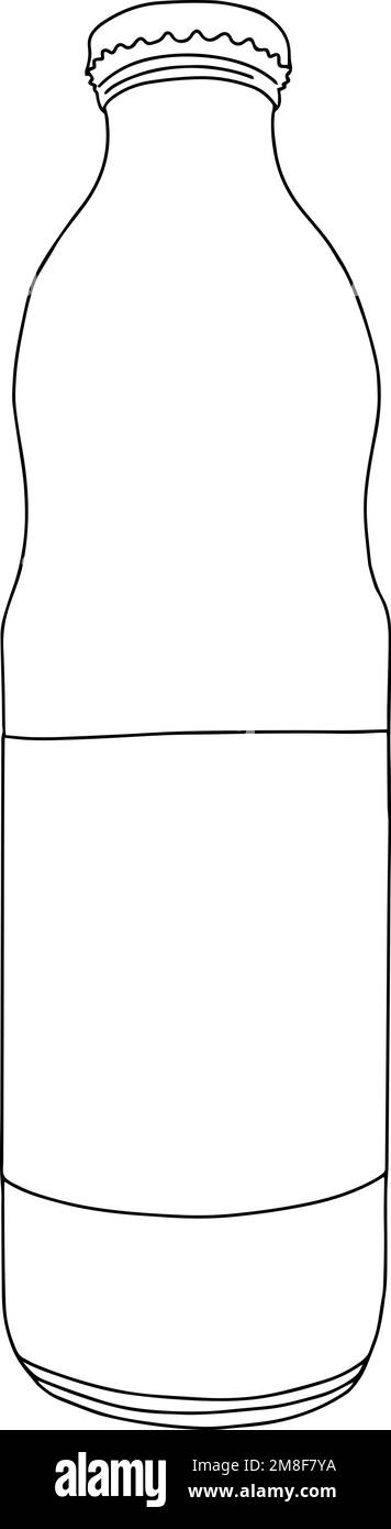 Used empty plastic bottle Stock Vector Images - Alamy