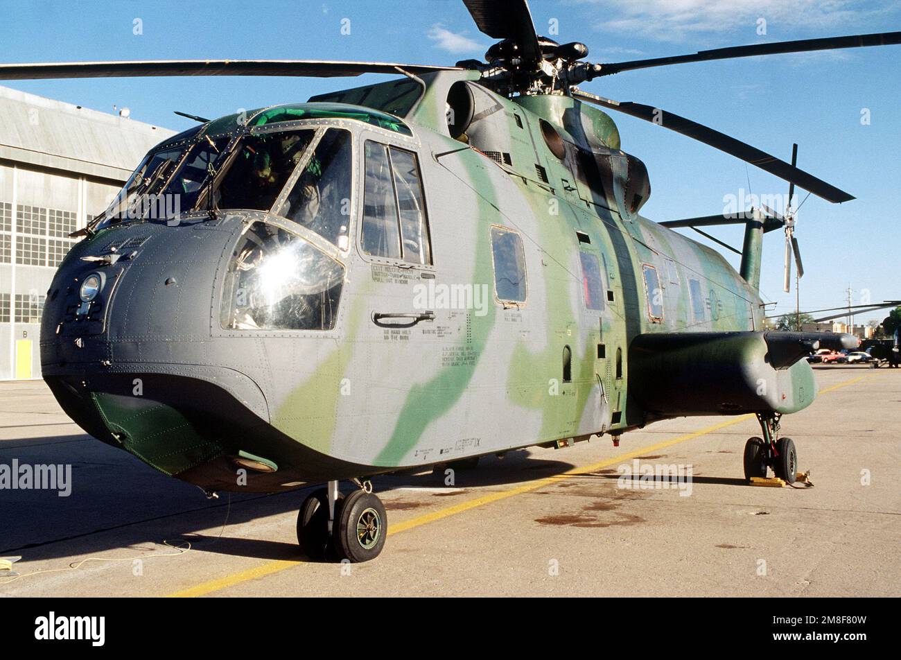 A 71st Air Rescue Squadron (71st ARS) HH-3E Jolly Green Giant ...