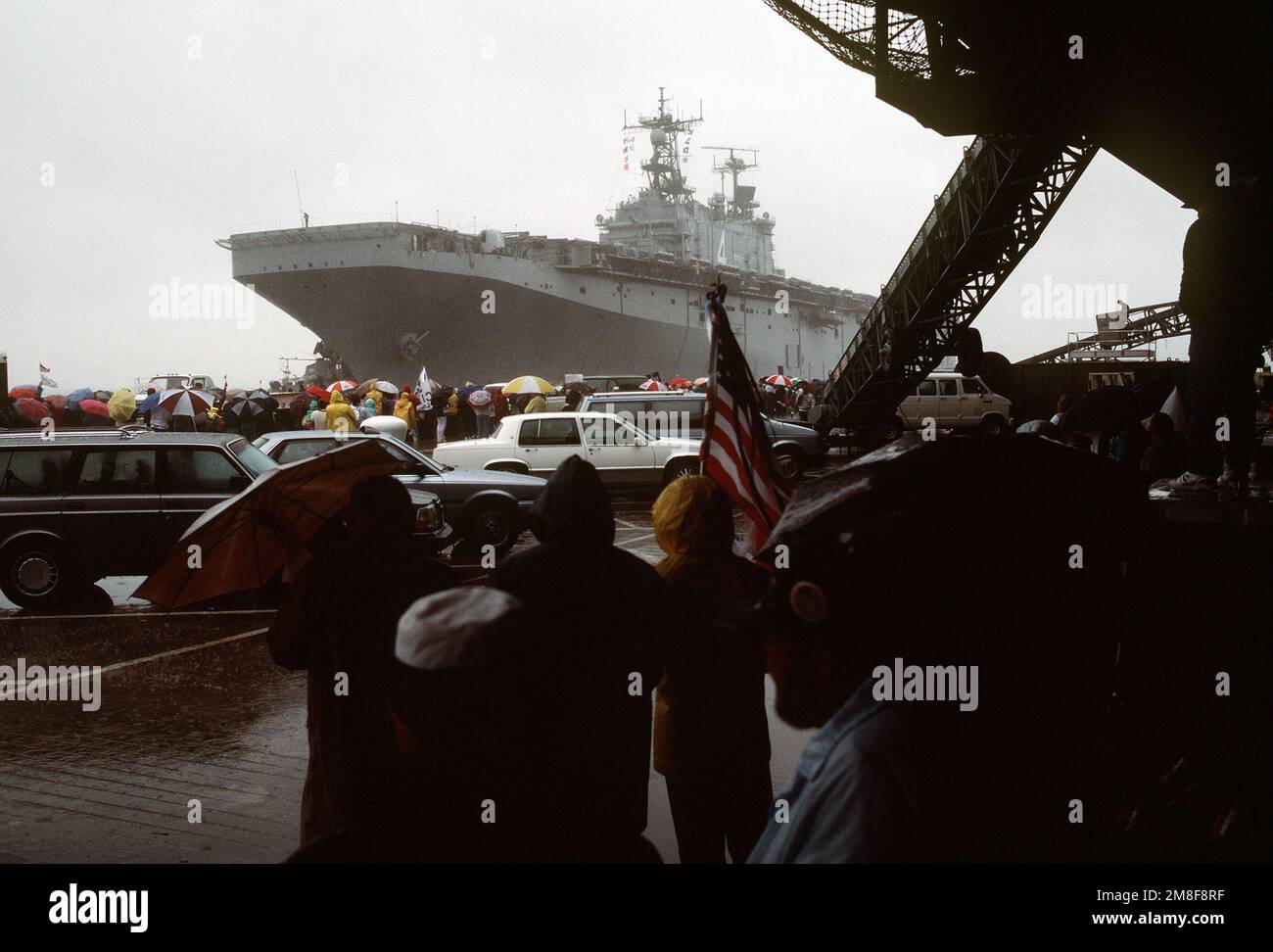 The families and friends of sailors assigned to the amphibious assault ...
