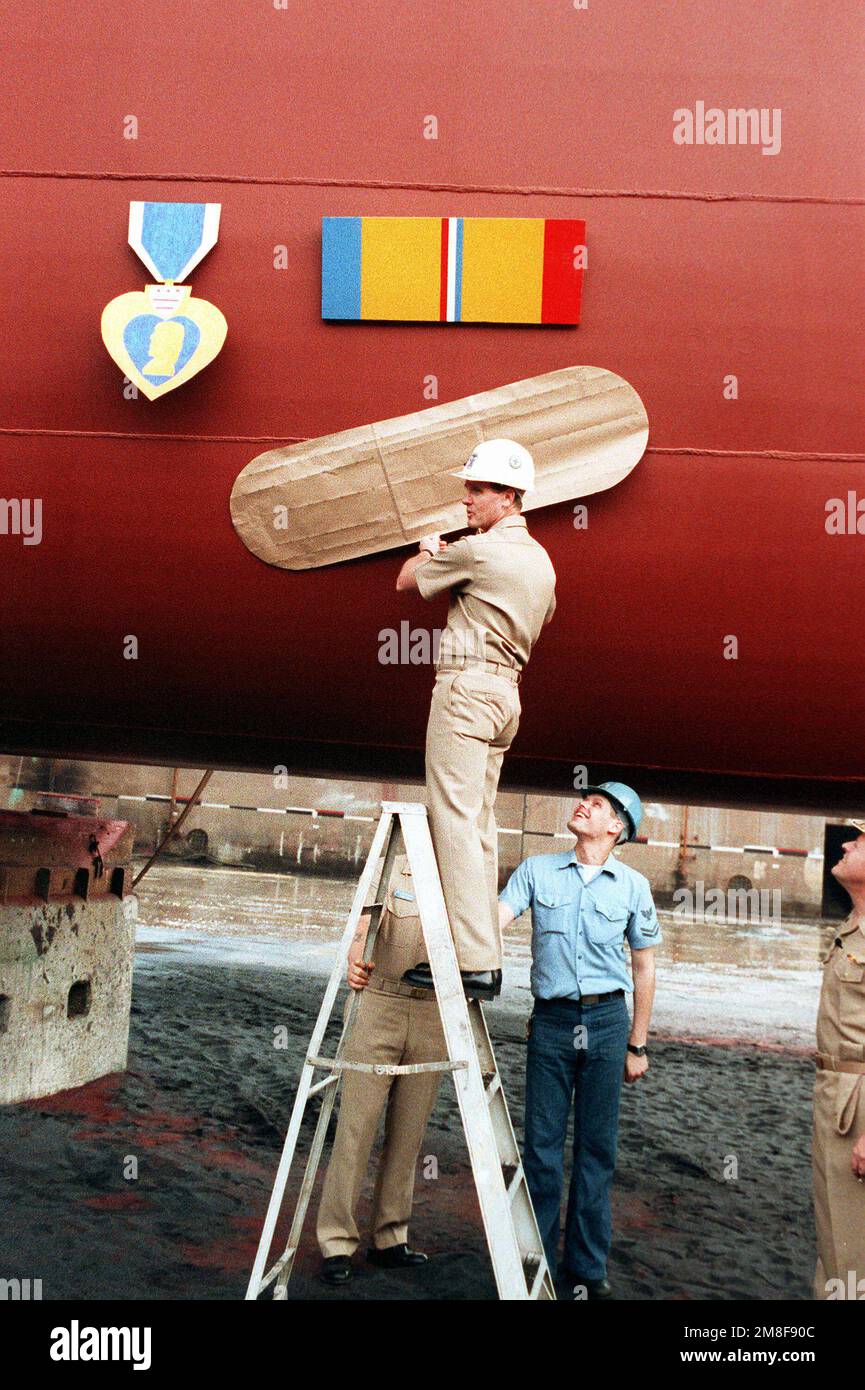 CAPT. Bruce McEwen, commanding officer of the amphibious assault ship ...