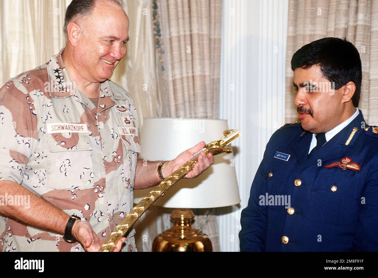 GEN. Norman Schwarzkopf, commander-in-chief, U.S. Central Command ...